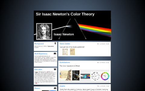 Sir Isaac Newton's Color Theory by Connor Stevens on Prezi