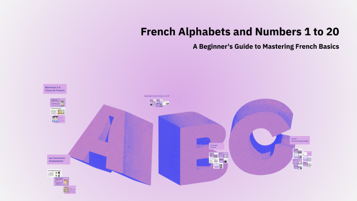 French Alphabets and Numbers 1 to 20 by Florence Osakwe on Prezi
