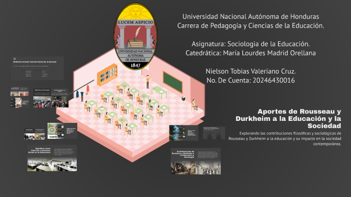Aportes de Rousseau y Durkheim a la Educación y la Sociedad by Nelson ...