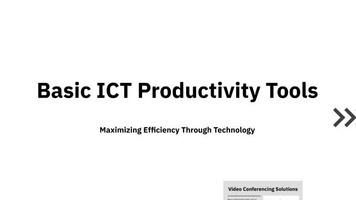 Basic ICT Productivity Tools by Cat Mee on Prezi