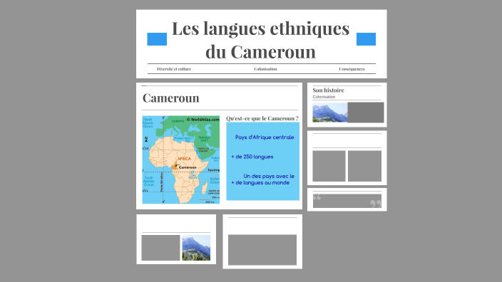 Les langues ethniques du Cameroun. by kayliah leugue on Prezi