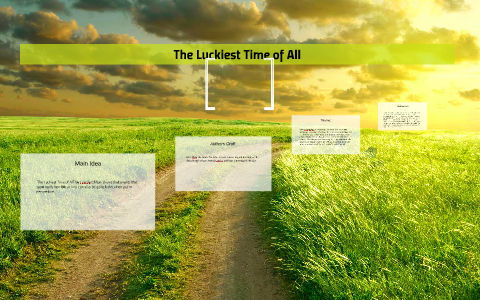 The Luckiest Time of All by kristy marasco