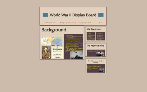 World War II Display Board by Trever Binder on Prezi