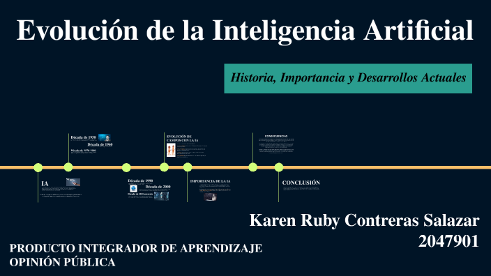 Evolución de la Inteligencia Artificial by Karen Contreras on Prezi