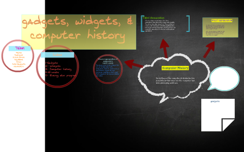 gadgets, widgets, & computer history by on Prezi