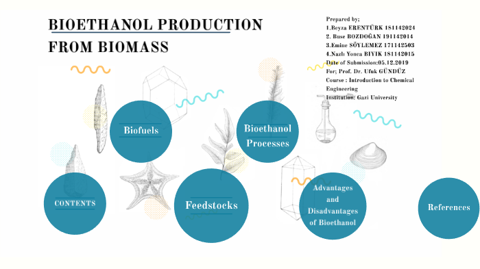 BIOETHANOL PRODUCTION FROM BIOMASS by Emine Söylemez on Prezi