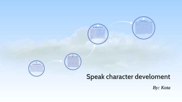 Speak character develoment by Dakota Fry on Prezi