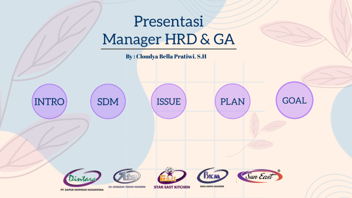Presentasi HRD & GA by Cloudya Bella Pratiwi on Prezi