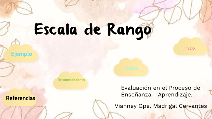 Escala de Rango by VIANNEY GUADALUPE MADRIGAL CERVANTES on Prezi
