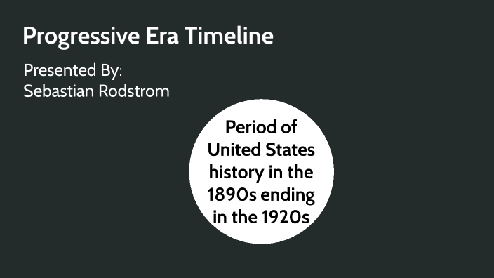 Progressive Era Timeline by Sebastian Rodstrom on Prezi
