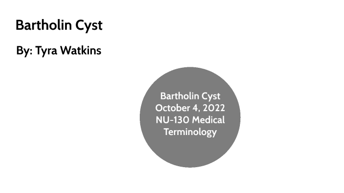 Bartholin Cyst by Tyra Watkins on Prezi