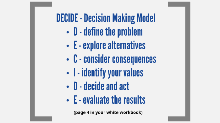 Alcohol & Decision Making - Scenarios by Amy Mello on Prezi