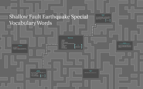 Shallow Fault Earthquake Special by Gabrielle Wong on Prezi