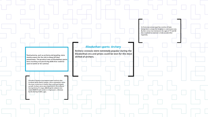 Elizabethan sports: Archery by Juliette Ramos on Prezi