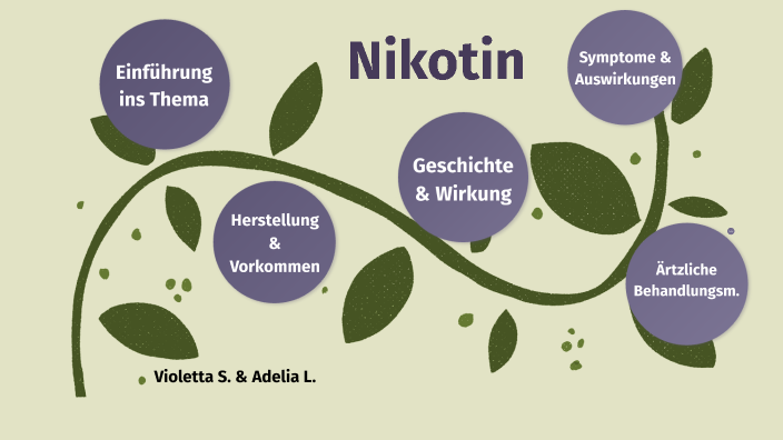 Nikotin - Präsentation von V. & A. by Vio S. on Prezi