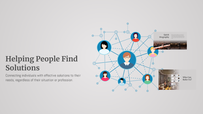 Helping People Find Solutions by Jesse Benavides on Prezi