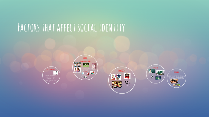 FACTORS THAT AFFECT SOCIAL IDENTITY... by Viktorija Lenkeviciute on Prezi
