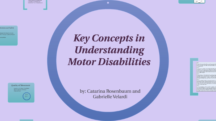 Key Concepts in Understanding Motor Disabilities by Catarina Linda on Prezi