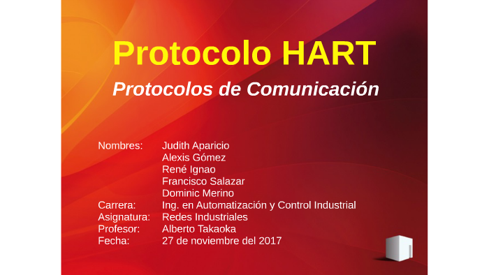 Protocolo HART by AAA BBB on Prezi