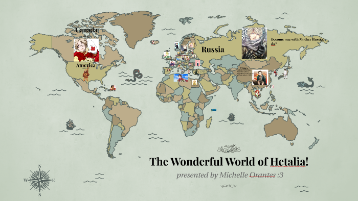 Hetalia World Map by Kate Mink on Prezi