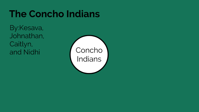 Concho Indians by Kesava Muthya on Prezi