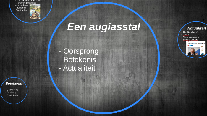 Een augiasstal uitmesten by Laurens Bulckaert on Prezi