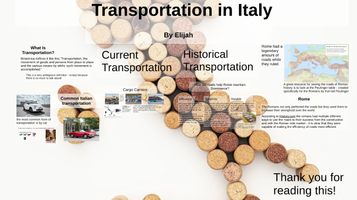 Italian Transportation by Elijah Davis on Prezi