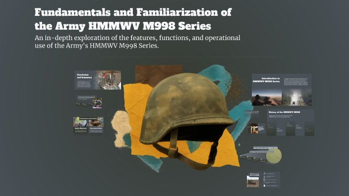 Fundamentals and Familiarization of the Army HMMWV M998 Series by ...