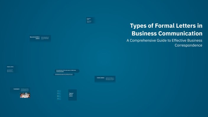 Types of Formal Letters in Business Communication by Aditi Mohanty on Prezi