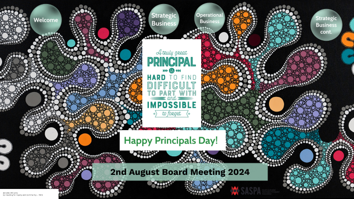 2nd August 2024 SASPA Board by Kym O'Loughlin on Prezi