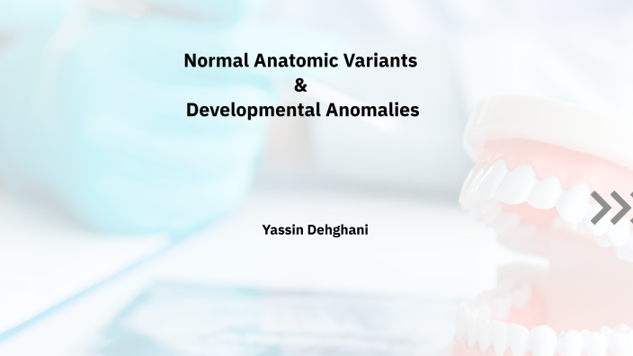 Normal Anatomic Variants & Developmental Anomalies by Yassin Dehghani ...
