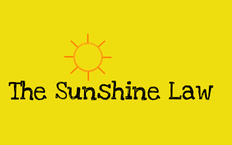 Sunshine Law by Anna LoPiccolo on Prezi