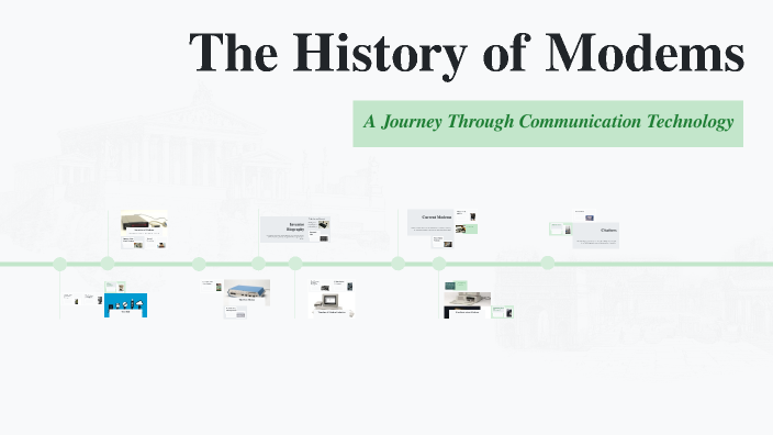 The History of Modems by Sebastian Calderon on Prezi