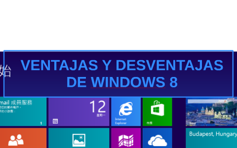 VENTAJAS Y DESVENTAJAS DE WINDOWS 8 by Duber Hernandez on Prezi