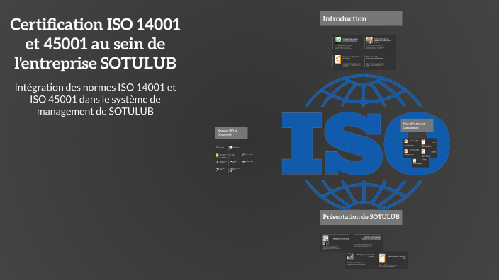 Certification ISO 14001 et 45001 au sein de l'entreprise SOTULUB by ...