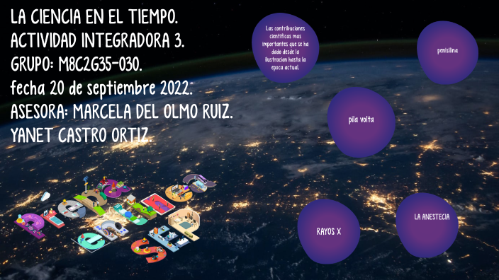 LA CIENCIA EN EL TIEMPO. ACTIVIDAD INTEGRADORA 3. GRUPO: M8C2G35-030 ...