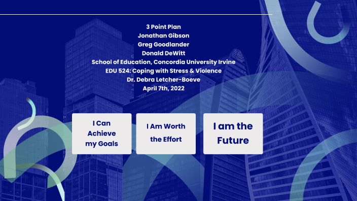 3 Point Plan by Donald Dewitt on Prezi