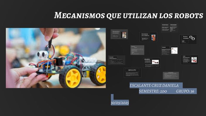 Mecanismos que utilizan los robots by Daniela Escalante Cruz on Prezi
