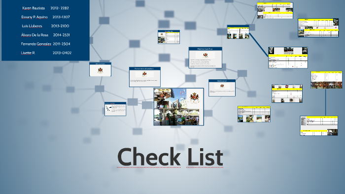 Que es el check list? by Luis LLuberes