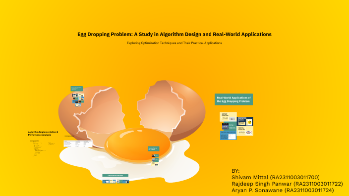 Egg Dropping Problem: A Study in Algorithm Design and Real-World Applications by Shivam Mittal ...