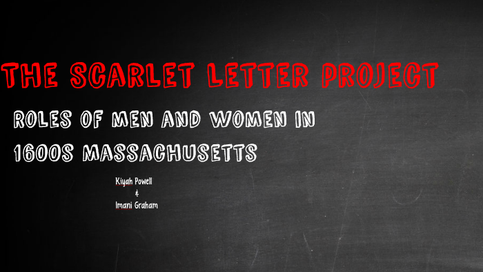 The Scarlet Letter project by on Prezi