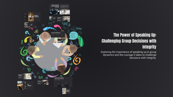 The Power of Speaking Up: Challenging Group Decisions with Integrity by ...