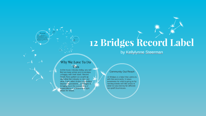 12 Bridges Record Label by Kellylynne Steerman on Prezi