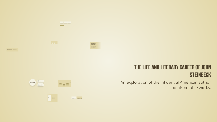 The Life and Literary Career of John Steinbeck by EYLÜL ADA COŞAR on Prezi