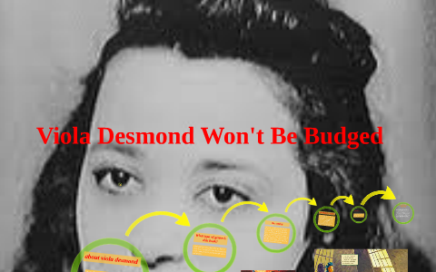 Viola Desmond Won't Be Budged by Joshua Ceasar on Prezi