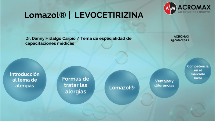 Lomazol® l LEVOCETIRIZINA by Danny Hidalgo Carpio on Prezi