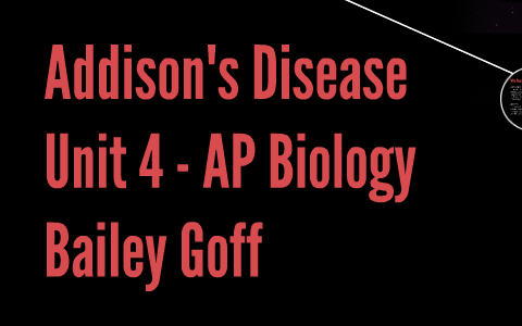 Addison's Disease by Bailey Goff on Prezi