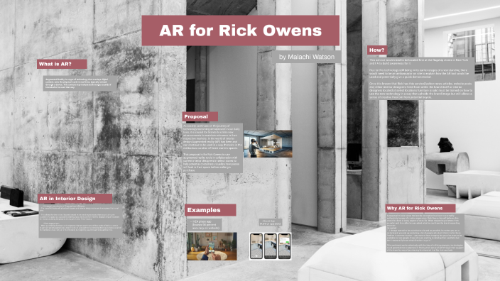 VR for Rick Owens by Mali Watson on Prezi