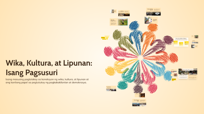 Wika, Kultura, at Lipunan: Isang Pagsusuri by Rowella Perez on Prezi