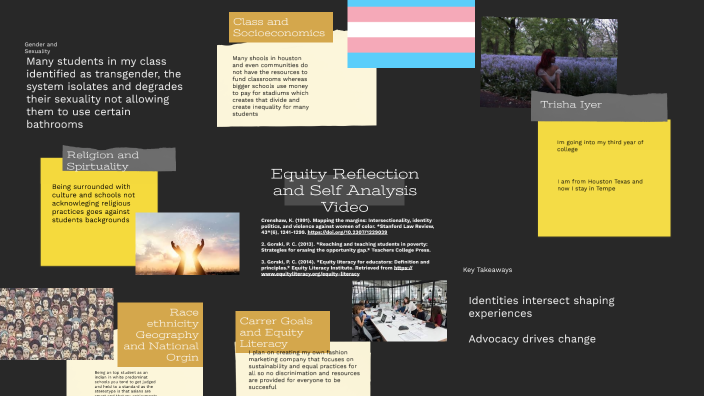 Equity Reflection and Self Analysis Video by Trisha Iyer on Prezi